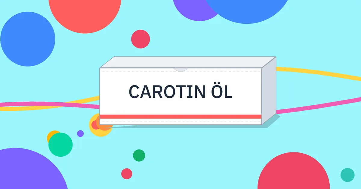 Symbolbild: Packung mit der Aufschrift CAROTIN ÖL (PZN 03890394) – Verfügbarkeit und Bezug in Apotheken in Frankfurt am Main
