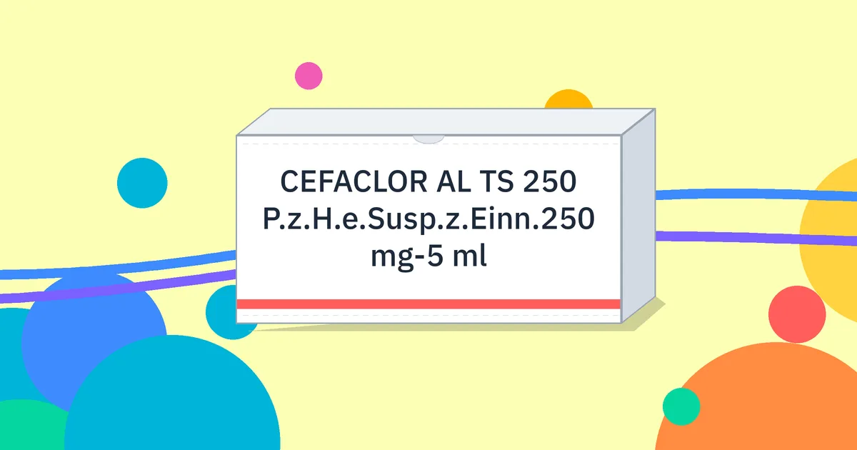 Symbolbild: Packung mit der Aufschrift CEFACLOR AL TS 250 P.z.H.e.Susp.z.Einn.250 mg-5 ml (PZN 11052810) – Verfügbarkeit und Bezug in Apotheken in Frankfurt am Main
