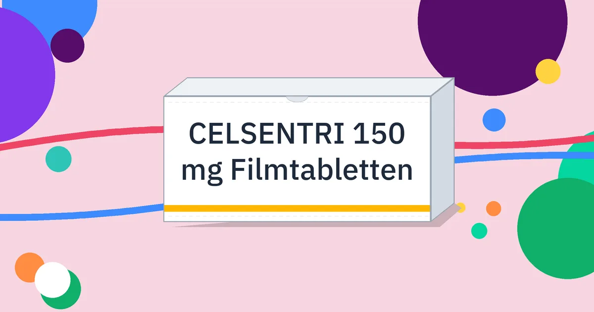 Symbolbild: Packung mit der Aufschrift CELSENTRI 150 mg Filmtabletten (PZN 01162532) – Verfügbarkeit und Bezug in Apotheken in Frankfurt am Main