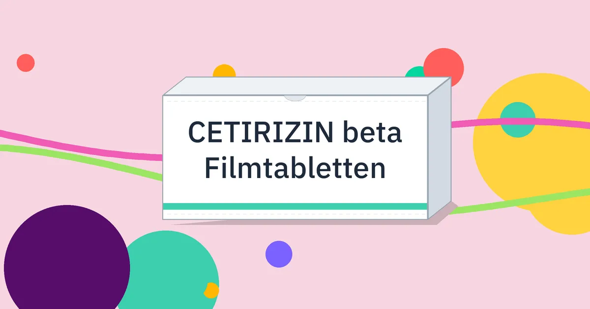 Symbolbild: Packung mit der Aufschrift CETIRIZIN beta Filmtabletten (PZN 15785277) – Verfügbarkeit und Bezug in Apotheken in Frankfurt am Main