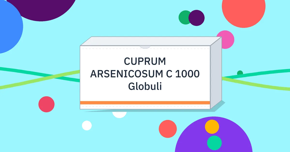 Symbolbild: Packung mit der Aufschrift CUPRUM ARSENICOSUM C 1000 Globuli (PZN 07166175) – Verfügbarkeit und Bezug in Apotheken in Frankfurt am Main
