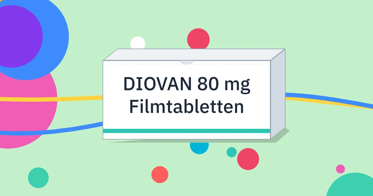 Symbolbild: Packung mit der Aufschrift DIOVAN 80 mg Filmtabletten (PZN 19427296) – Verfügbarkeit und Bezug in Apotheken in Frankfurt am Main
