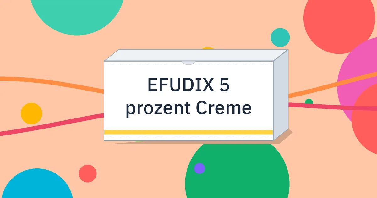 Symbolbild: Packung mit der Aufschrift EFUDIX 5 prozent Creme (PZN 20167297) – Verfügbarkeit und Bezug in Apotheken in Frankfurt am Main