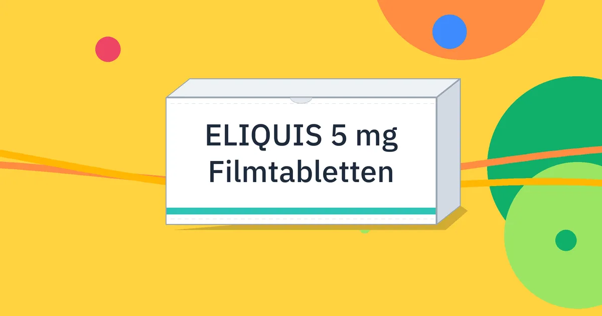 Symbolbild: Packung mit der Aufschrift ELIQUIS 5 mg Filmtabletten (PZN 19415502) – Verfügbarkeit und Bezug in Apotheken in Frankfurt am Main