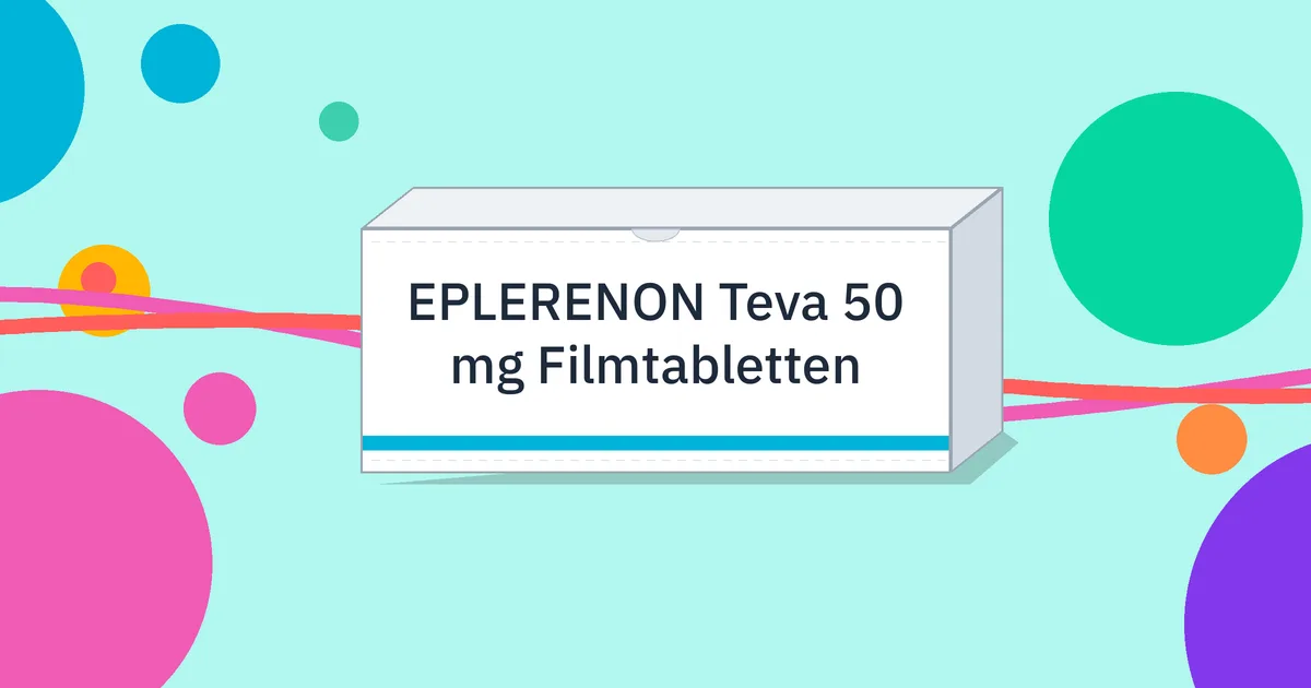 Symbolbild: Packung mit der Aufschrift EPLERENON Teva 50 mg Filmtabletten (PZN 17978773) – Verfügbarkeit und Bezug in Apotheken in Frankfurt am Main