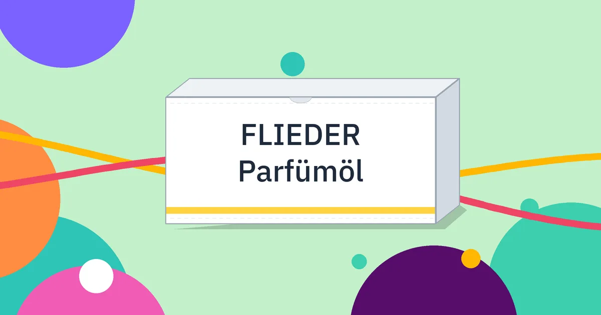 Symbolbild: Packung mit der Aufschrift FLIEDER Parfümöl (PZN 07617175) – Verfügbarkeit und Bezug in Apotheken in Frankfurt am Main