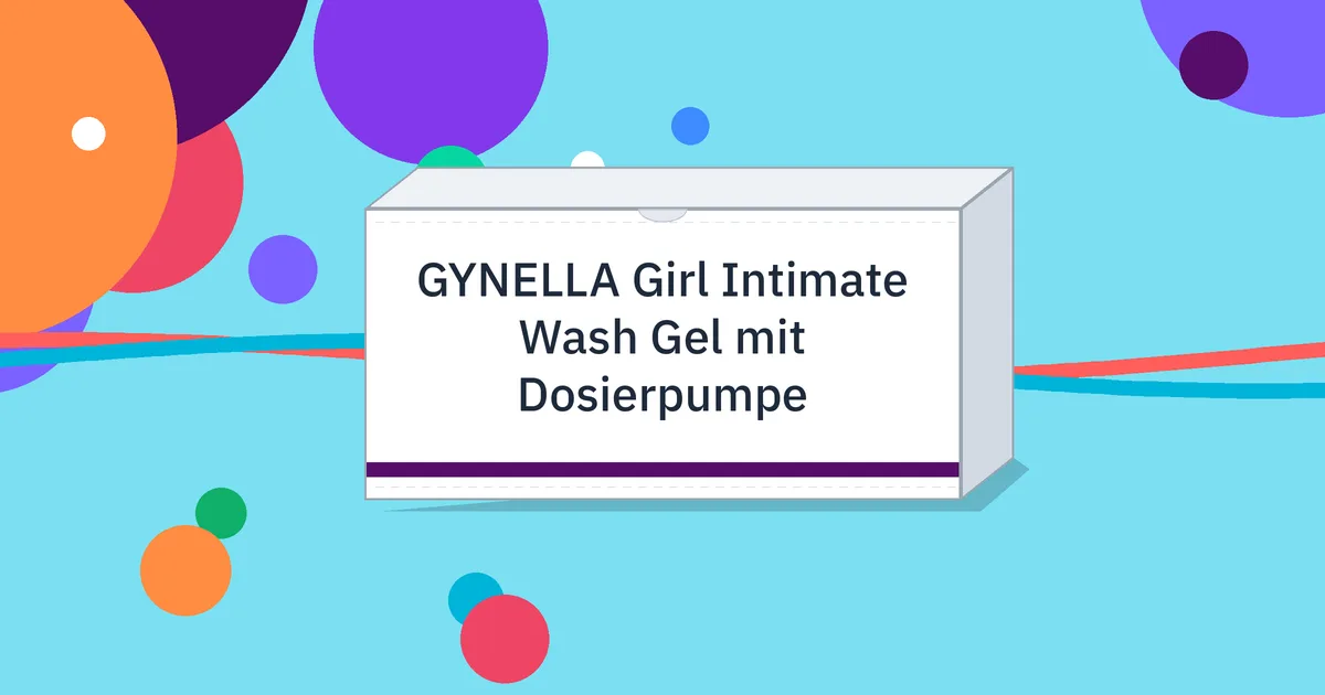 Symbolbild: Packung mit der Aufschrift GYNELLA Girl Intimate Wash Gel mit Dosierpumpe (PZN 19180660) – Verfügbarkeit und Bezug in Apotheken in Frankfurt am Main
