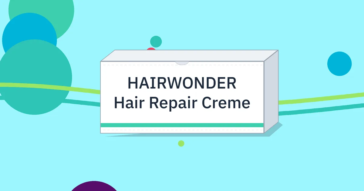 Symbolbild: Packung mit der Aufschrift HAIRWONDER Hair Repair Creme (PZN 04452147) – Verfügbarkeit und Bezug in Apotheken in Frankfurt am Main