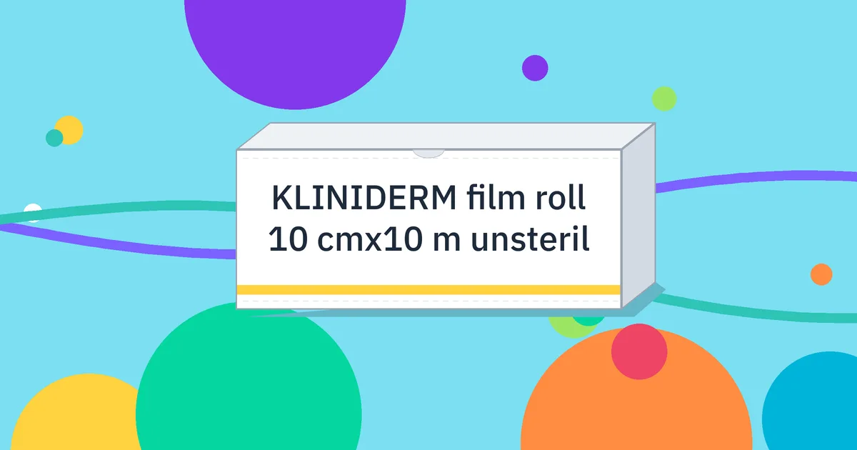 Symbolbild: Packung mit der Aufschrift KLINIDERM film roll 10 cmx10 m unsteril (PZN 19420785) – Verfügbarkeit und Bezug in Apotheken in Frankfurt am Main