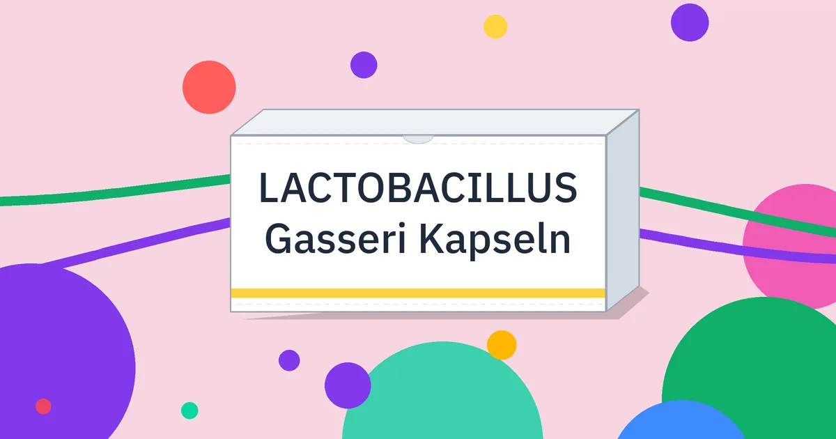 Symbolbild: Packung mit der Aufschrift LACTOBACILLUS Gasseri Kapseln (PZN 17982421) – Verfügbarkeit und Bezug in Apotheken in Frankfurt am Main