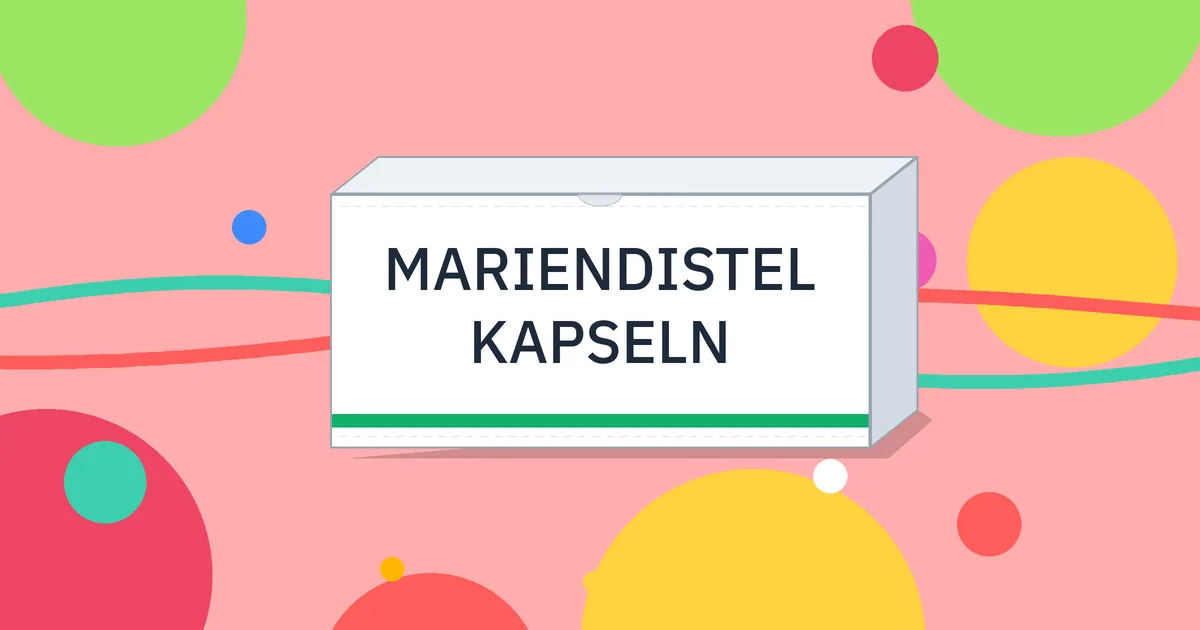 Symbolbild: Packung mit der Aufschrift MARIENDISTEL KAPSELN (PZN 19765053) – Verfügbarkeit und Bezug in Apotheken in Frankfurt am Main
