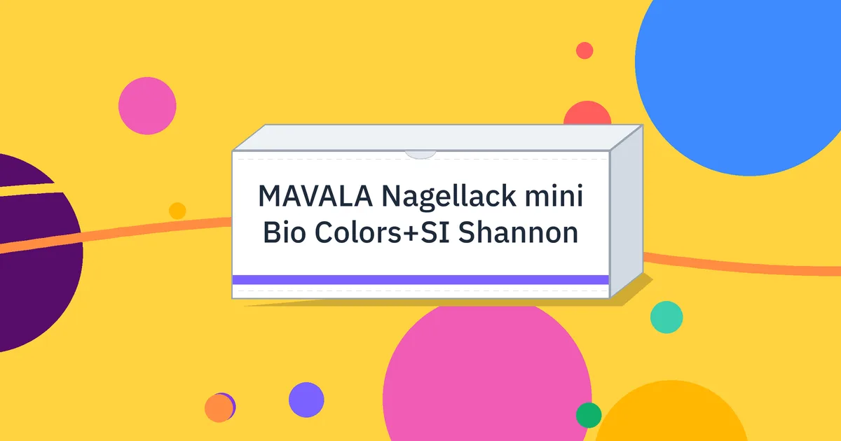 Symbolbild: Packung mit der Aufschrift MAVALA Nagellack mini Bio Colors+SI Shannon (PZN 18449261) – Verfügbarkeit und Bezug in Apotheken in Frankfurt am Main