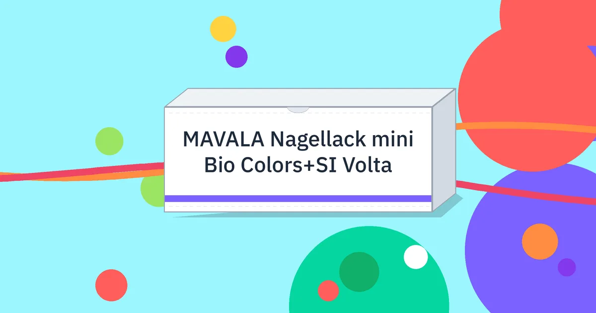 Symbolbild: Packung mit der Aufschrift MAVALA Nagellack mini Bio Colors+SI Volta (PZN 18449315) – Verfügbarkeit und Bezug in Apotheken in Frankfurt am Main