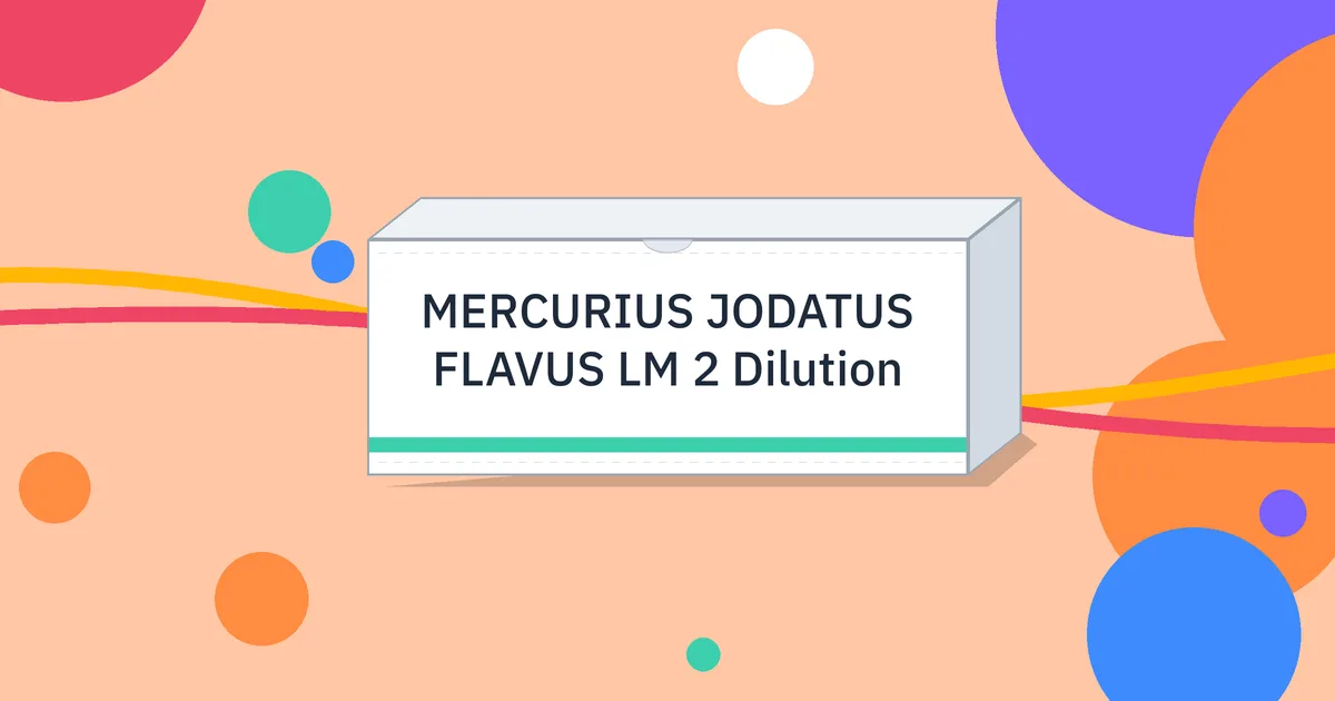 Symbolbild: Packung mit der Aufschrift MERCURIUS JODATUS FLAVUS LM 2 Dilution (PZN 12951700) – Verfügbarkeit und Bezug in Apotheken in Frankfurt am Main