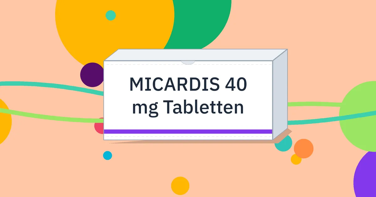 Symbolbild: Packung mit der Aufschrift MICARDIS 40 mg Tabletten (PZN 00288679) – Verfügbarkeit und Bezug in Apotheken in Frankfurt am Main