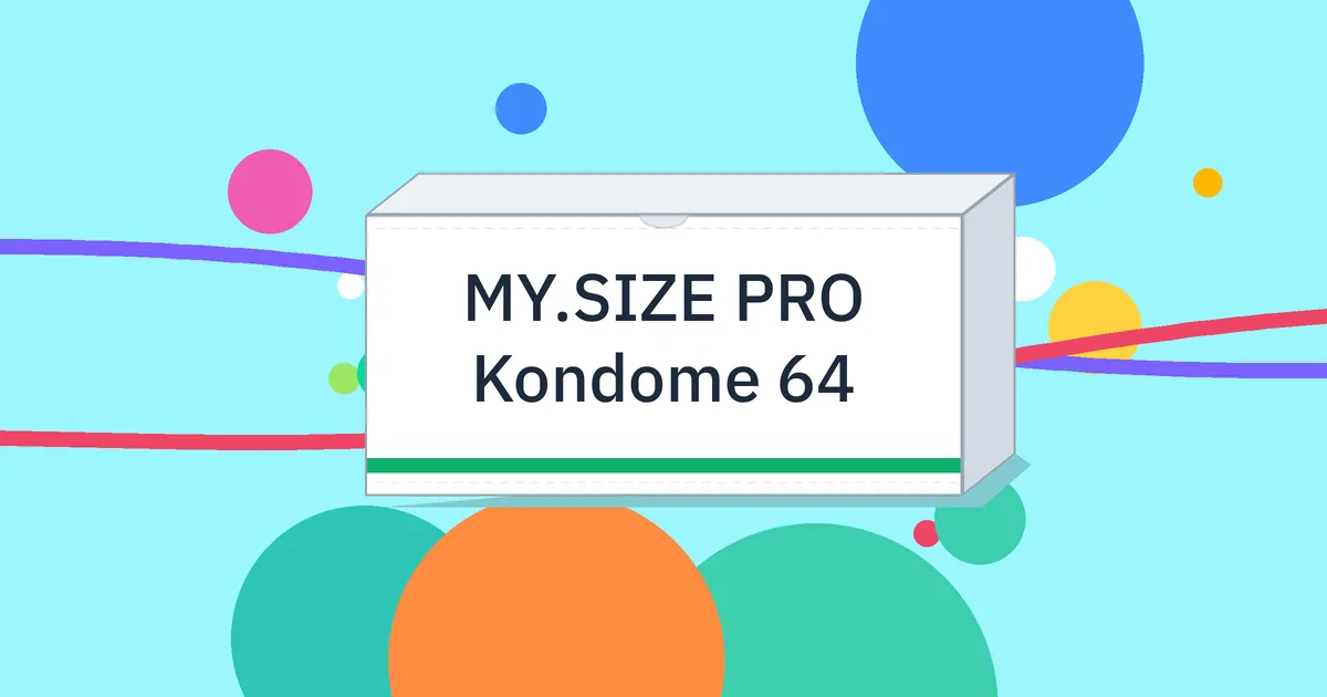 Symbolbild: Packung mit der Aufschrift MY.SIZE PRO Kondome 64 (PZN 17458157) – Verfügbarkeit und Bezug in Apotheken in Frankfurt am Main