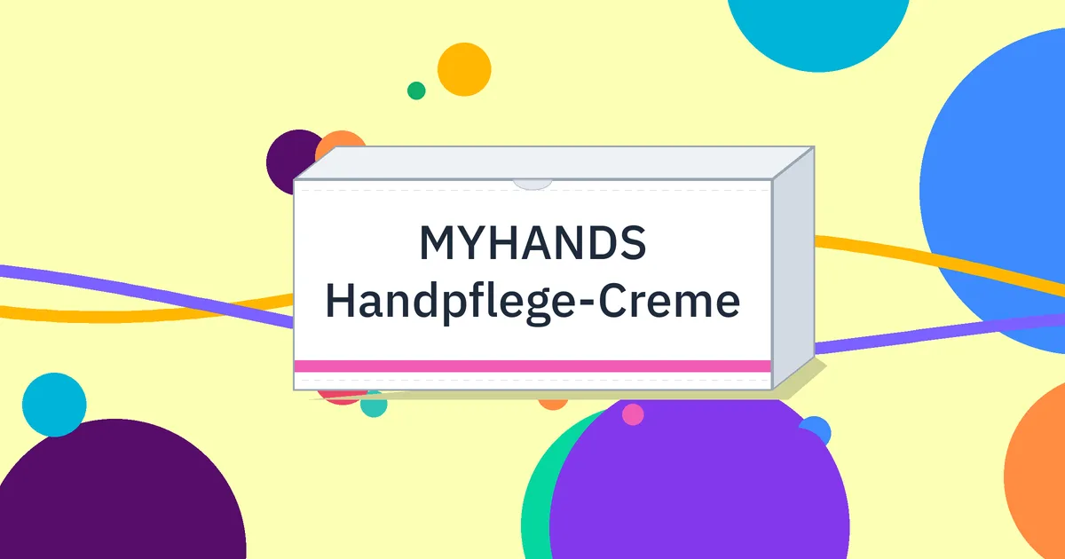 Symbolbild: Packung mit der Aufschrift MYHANDS Handpflege-Creme (PZN 13418439) – Verfügbarkeit und Bezug in Apotheken in Frankfurt am Main