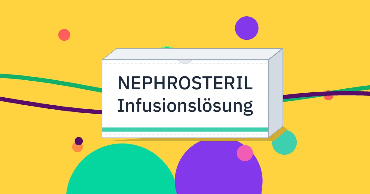 Symbolbild: Packung mit der Aufschrift NEPHROSTERIL Infusionslösung (PZN 11865890) – Verfügbarkeit und Bezug in Apotheken in Frankfurt am Main