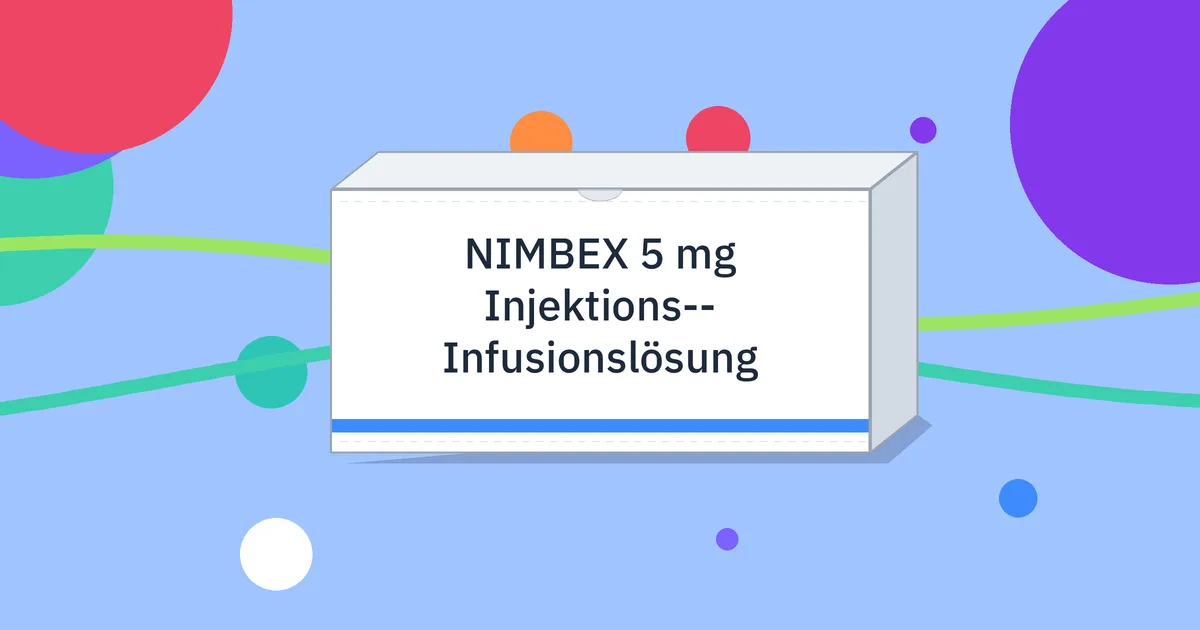 Symbolbild: Packung mit der Aufschrift NIMBEX 5 mg Injektions--Infusionslösung (PZN 07428787) – Verfügbarkeit und Bezug in Apotheken in Frankfurt am Main