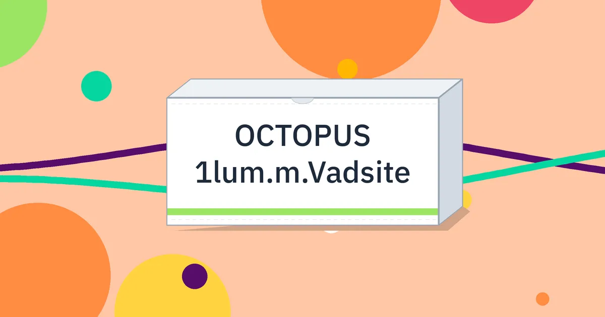 Symbolbild: Packung mit der Aufschrift OCTOPUS 1lum.m.Vadsite (PZN 11125271) – Verfügbarkeit und Bezug in Apotheken in Frankfurt am Main