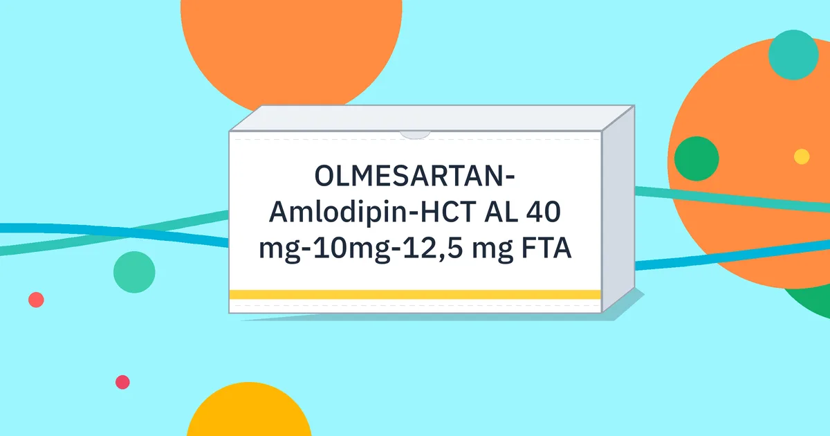 Symbolbild: Packung mit der Aufschrift OLMESARTAN-Amlodipin-HCT AL 40 mg-10mg-12,5 mg FTA (PZN 16736192) – Verfügbarkeit und Bezug in Apotheken in Frankfurt am Main