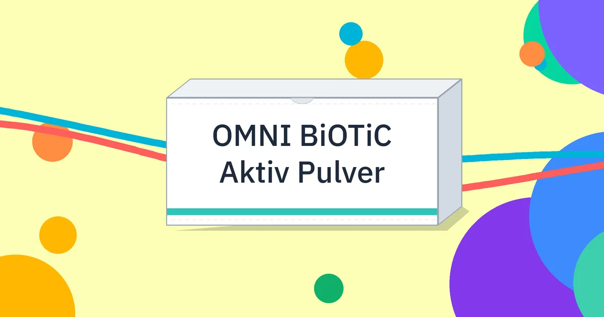 Symbolbild: Packung mit der Aufschrift OMNI BiOTiC Aktiv Pulver (PZN 13914262) – Verfügbarkeit und Bezug in Apotheken in Frankfurt am Main