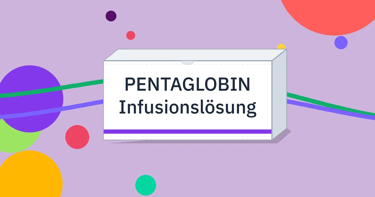Symbolbild: Packung mit der Aufschrift PENTAGLOBIN Infusionslösung (PZN 06939161) – Verfügbarkeit und Bezug in Apotheken in Frankfurt am Main