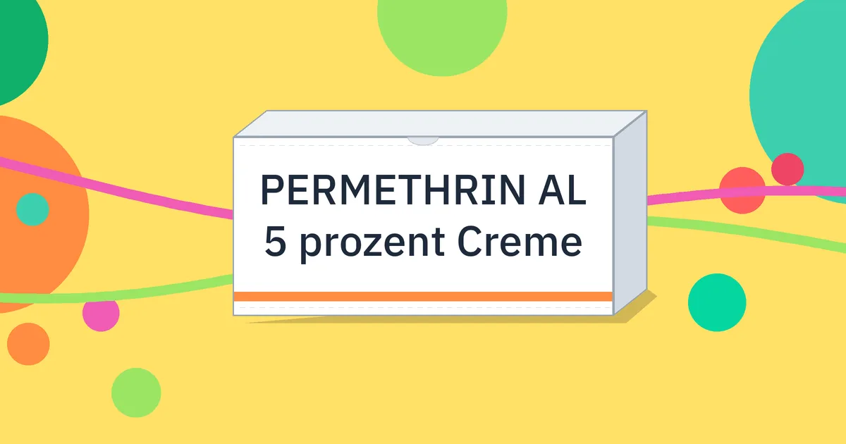 Symbolbild: Packung mit der Aufschrift PERMETHRIN AL 5 prozent Creme (PZN 18004352) – Verfügbarkeit und Bezug in Apotheken in Frankfurt am Main
