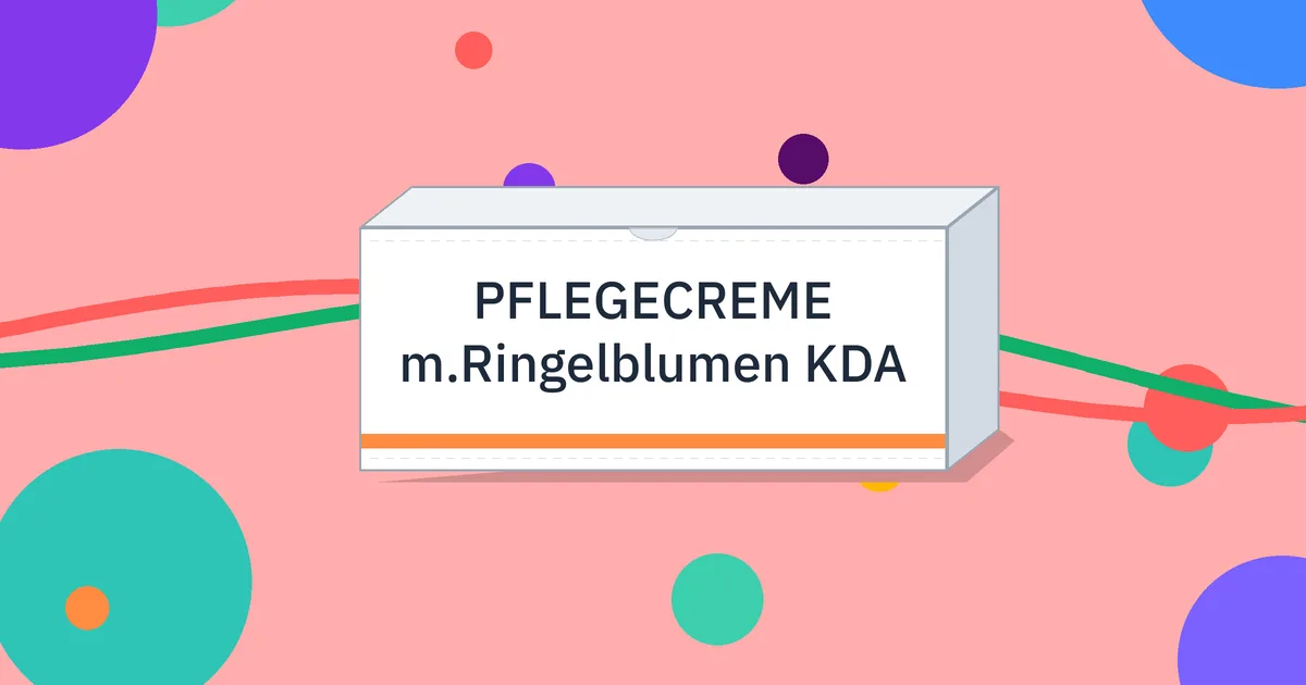Symbolbild: Packung mit der Aufschrift PFLEGECREME m.Ringelblumen KDA (PZN 15246913) – Verfügbarkeit und Bezug in Apotheken in Frankfurt am Main