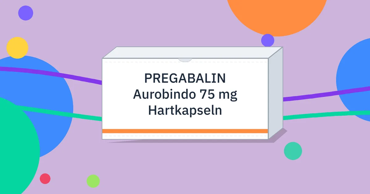 Symbolbild: Packung mit der Aufschrift PREGABALIN Aurobindo 75 mg Hartkapseln (PZN 11334543) – Verfügbarkeit und Bezug in Apotheken in Frankfurt am Main