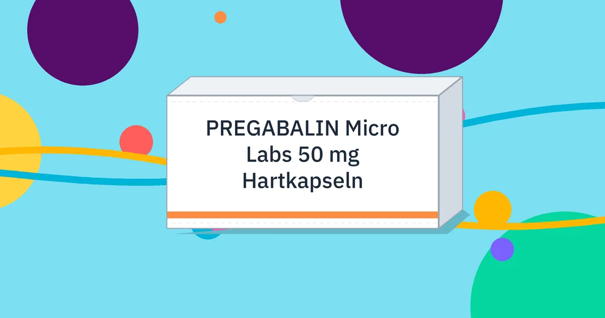 Symbolbild: Packung mit der Aufschrift PREGABALIN Micro Labs 50 mg Hartkapseln (PZN 19377411) – Verfügbarkeit und Bezug in Apotheken in Frankfurt am Main