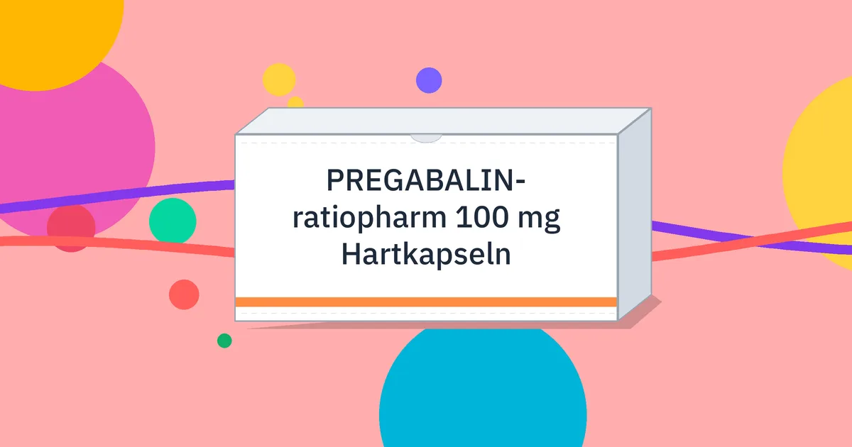 Symbolbild: Packung mit der Aufschrift PREGABALIN-ratiopharm 100 mg Hartkapseln (PZN 14338582) – Verfügbarkeit und Bezug in Apotheken in Frankfurt am Main