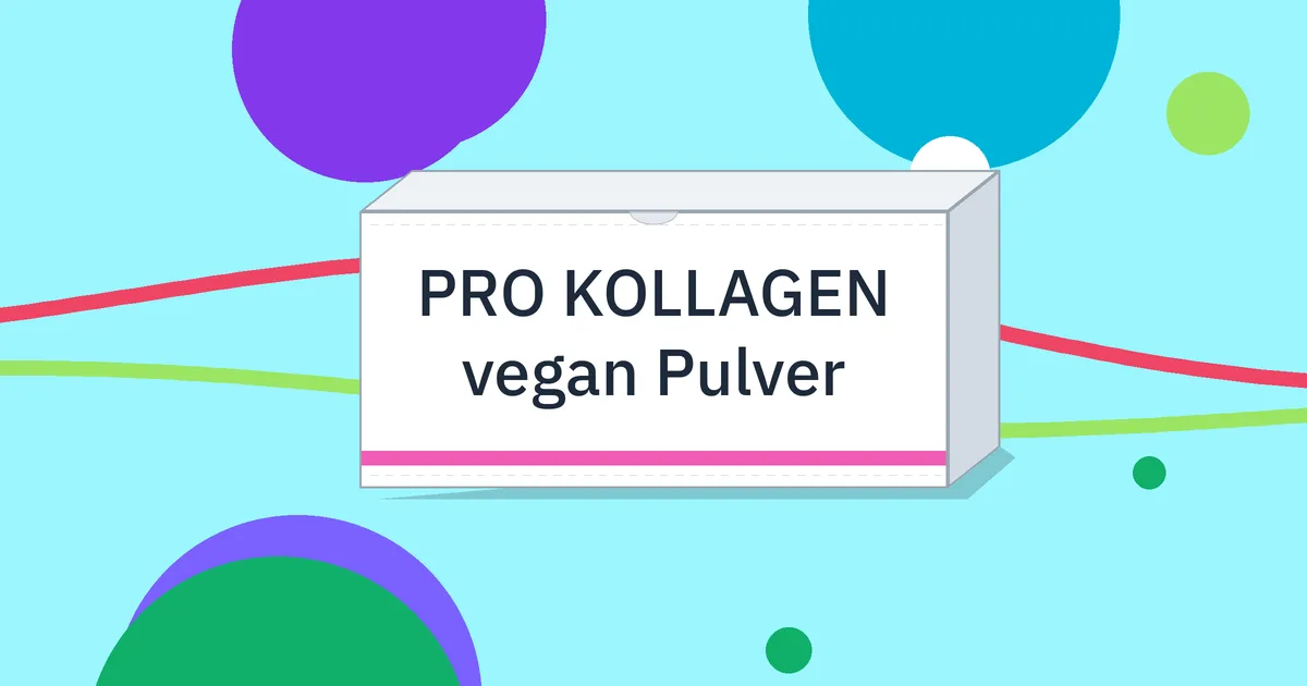 Symbolbild: Packung mit der Aufschrift PRO KOLLAGEN vegan Pulver (PZN 19886064) – Verfügbarkeit und Bezug in Apotheken in Frankfurt am Main