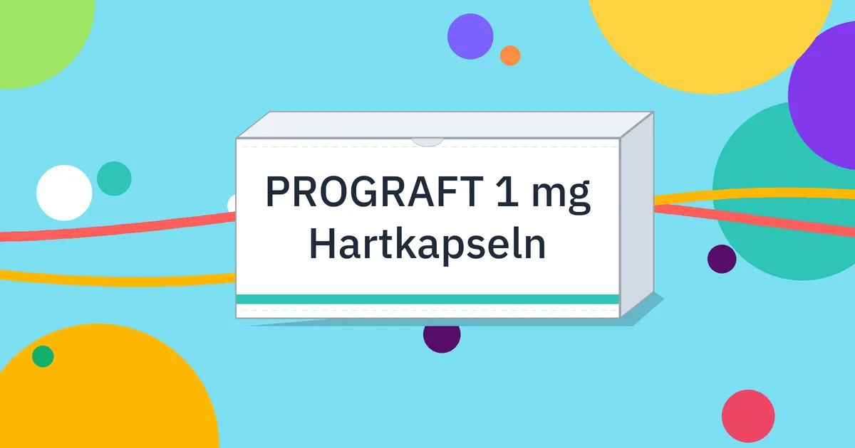 Symbolbild: Packung mit der Aufschrift PROGRAFT 1 mg Hartkapseln (PZN 18828828) – Verfügbarkeit und Bezug in Apotheken in Frankfurt am Main