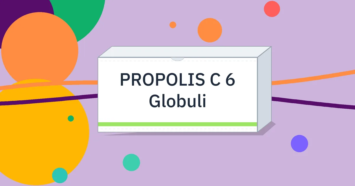 Symbolbild: Packung mit der Aufschrift PROPOLIS C 6 Globuli (PZN 16696475) – Verfügbarkeit und Bezug in Apotheken in Frankfurt am Main
