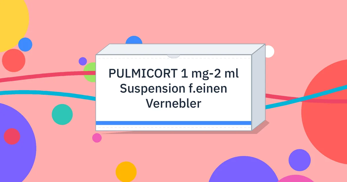 Symbolbild: Packung mit der Aufschrift PULMICORT 1 mg-2 ml Suspension f.einen Vernebler (PZN 16769286) – Verfügbarkeit und Bezug in Apotheken in Frankfurt am Main