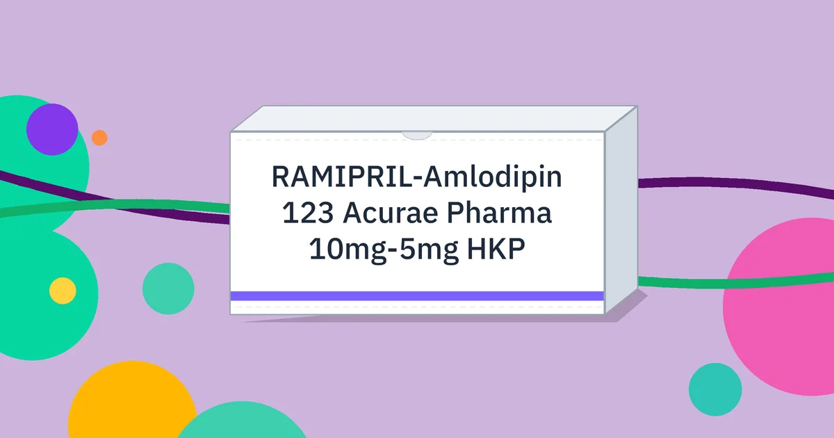 Symbolbild: Packung mit der Aufschrift RAMIPRIL-Amlodipin 123 Acurae Pharma 10mg-5mg HKP (PZN 19267088) – Verfügbarkeit und Bezug in Apotheken in Frankfurt am Main