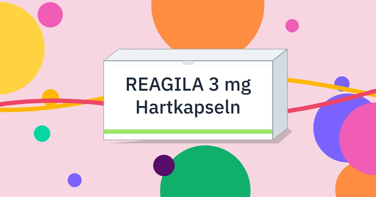 Symbolbild: Packung mit der Aufschrift REAGILA 3 mg Hartkapseln (PZN 15882514) – Verfügbarkeit und Bezug in Apotheken in Frankfurt am Main