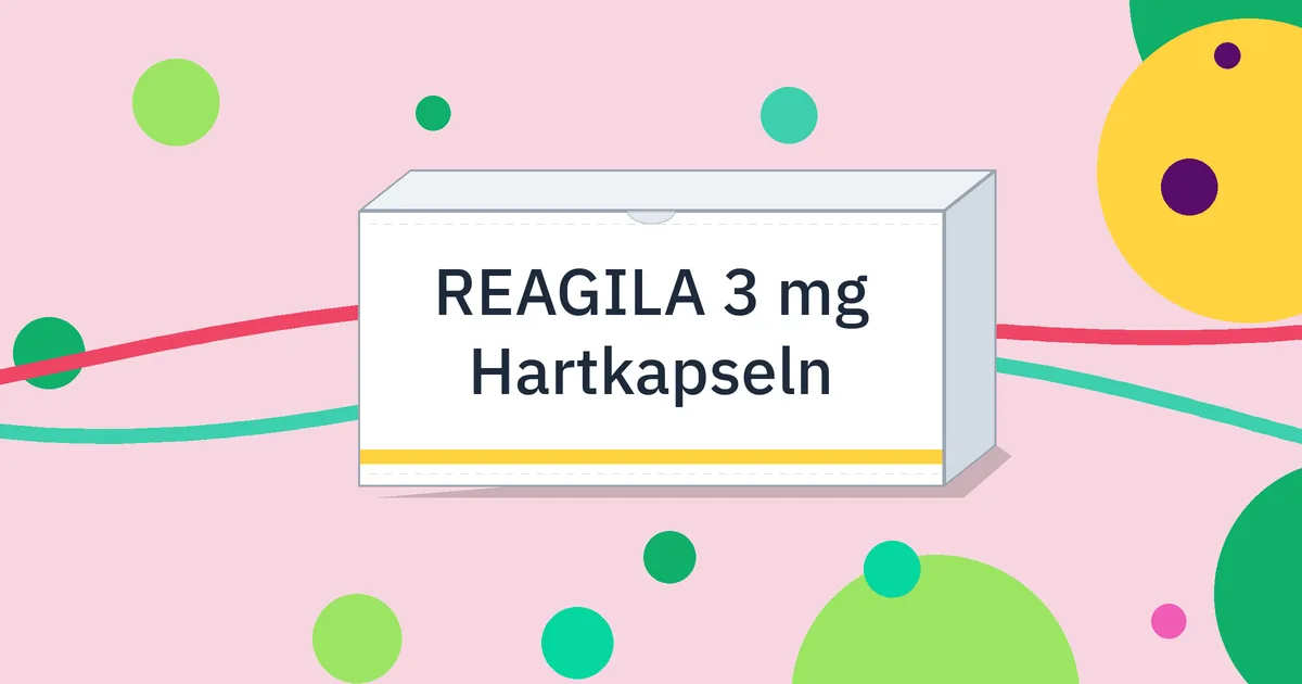 Symbolbild: Packung mit der Aufschrift REAGILA 3 mg Hartkapseln (PZN 15885412) – Verfügbarkeit und Bezug in Apotheken in Frankfurt am Main