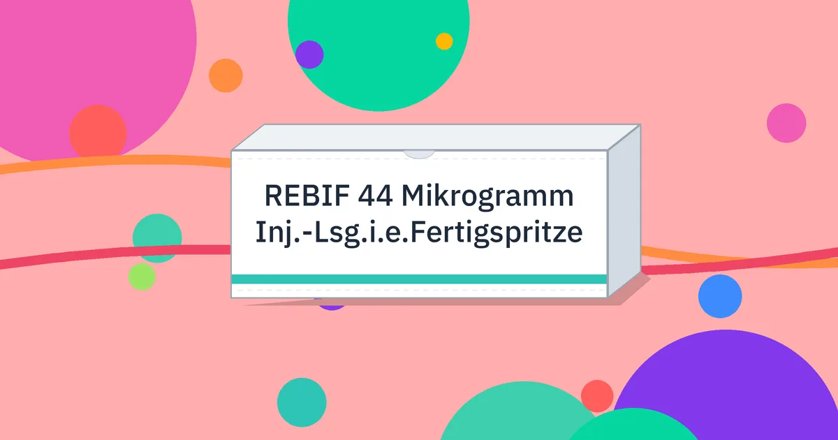 Symbolbild: Packung mit der Aufschrift REBIF 44 Mikrogramm Inj.-Lsg.i.e.Fertigspritze (PZN 17194439) – Verfügbarkeit und Bezug in Apotheken in Frankfurt am Main