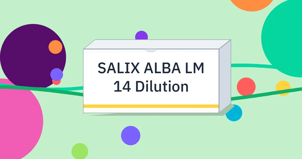Symbolbild: Packung mit der Aufschrift SALIX ALBA LM 14 Dilution (PZN 13177674) – Verfügbarkeit und Bezug in Apotheken in Frankfurt am Main