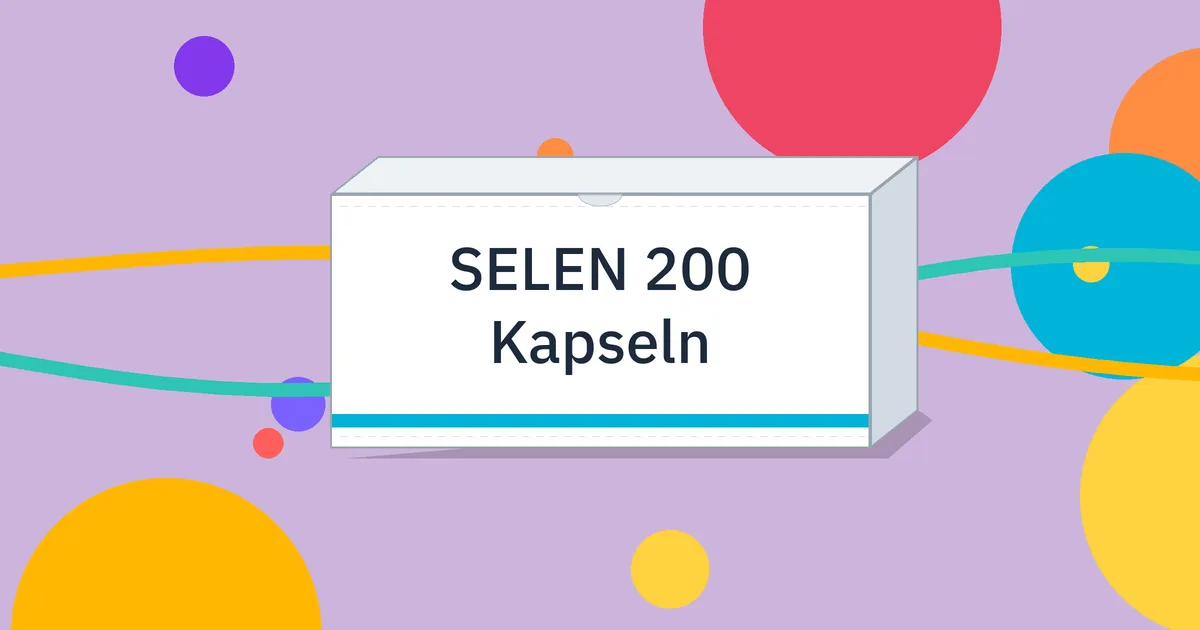 Symbolbild: Packung mit der Aufschrift SELEN 200 Kapseln (PZN 16044436) – Verfügbarkeit und Bezug in Apotheken in Frankfurt am Main