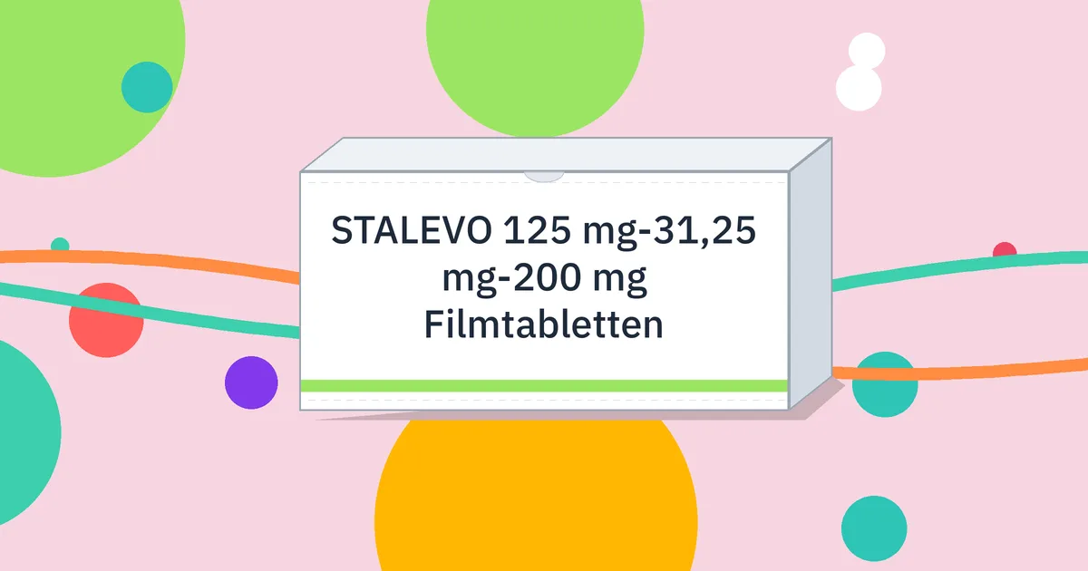 Symbolbild: Packung mit der Aufschrift STALEVO 125 mg-31,25 mg-200 mg Filmtabletten (PZN 18035275) – Verfügbarkeit und Bezug in Apotheken in Frankfurt am Main