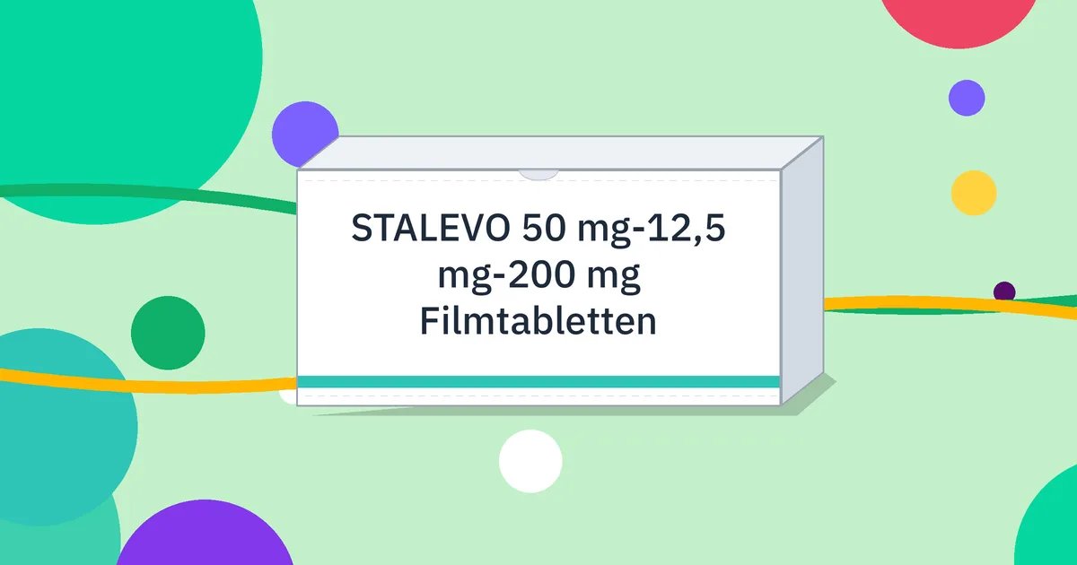 Symbolbild: Packung mit der Aufschrift STALEVO 50 mg-12,5 mg-200 mg Filmtabletten (PZN 04866920) – Verfügbarkeit und Bezug in Apotheken in Frankfurt am Main