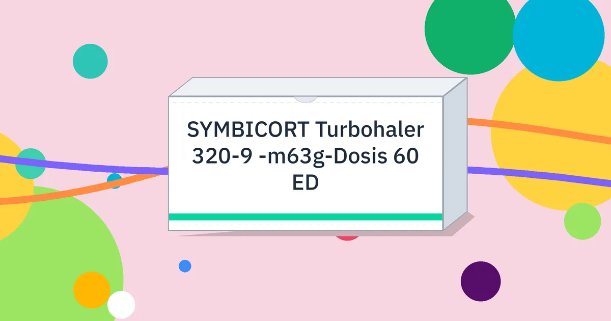 Symbolbild: Packung mit der Aufschrift SYMBICORT Turbohaler 320-9 -m63g-Dosis 60 ED (PZN 18108778) – Verfügbarkeit und Bezug in Apotheken in Frankfurt am Main