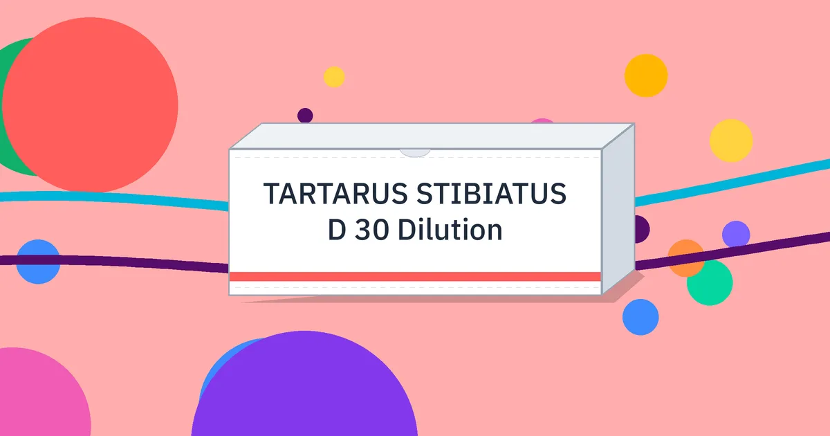 Symbolbild: Packung mit der Aufschrift TARTARUS STIBIATUS D 30 Dilution (PZN 02932736) – Verfügbarkeit und Bezug in Apotheken in Frankfurt am Main