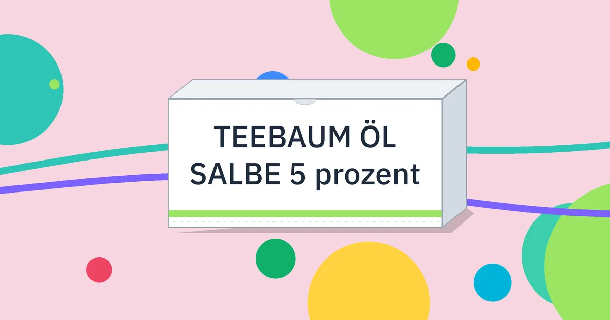 Symbolbild: Packung mit der Aufschrift TEEBAUM ÖL SALBE 5 prozent (PZN 16573063) – Verfügbarkeit und Bezug in Apotheken in Frankfurt am Main