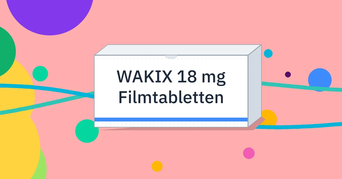 Symbolbild: Packung mit der Aufschrift WAKIX 18 mg Filmtabletten (PZN 17394836) – Verfügbarkeit und Bezug in Apotheken in Frankfurt am Main