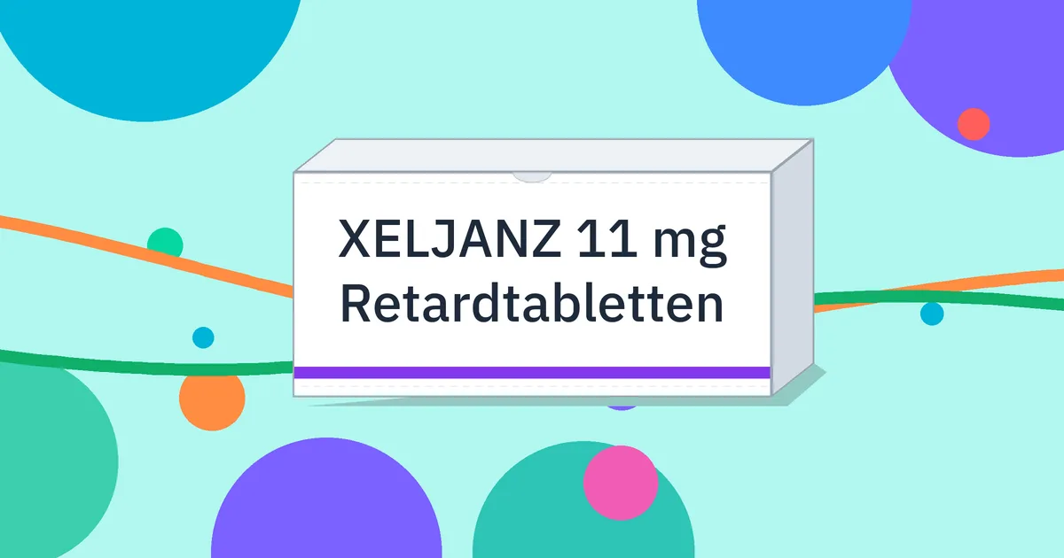Symbolbild: Packung mit der Aufschrift XELJANZ 11 mg Retardtabletten (PZN 16941986) – Verfügbarkeit und Bezug in Apotheken in Frankfurt am Main