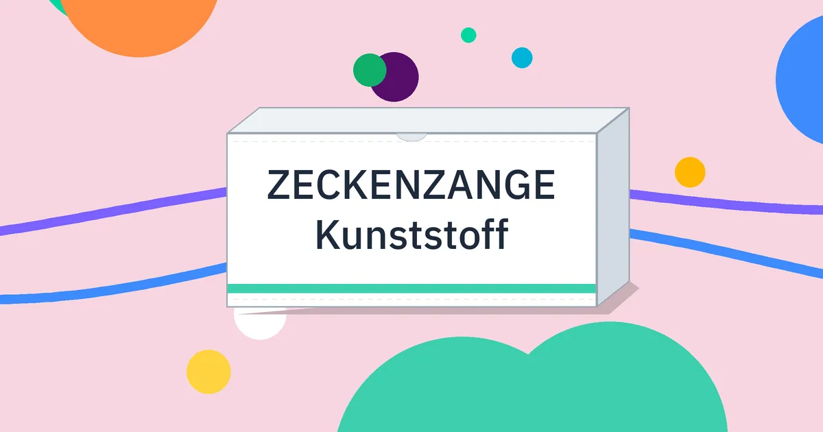 Symbolbild: Packung mit der Aufschrift ZECKENZANGE Kunststoff (PZN 08999210) – Verfügbarkeit und Bezug in Apotheken in Frankfurt am Main